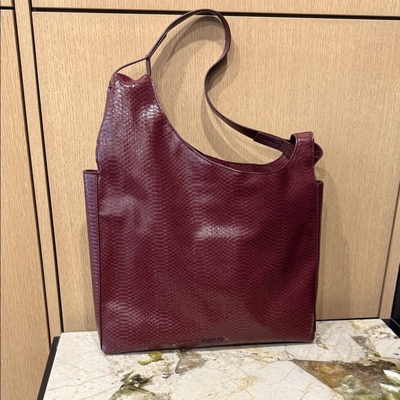 Jason Wu | Bags | Never Used Jason Wu Black Cherry Snake Textured Tote ...